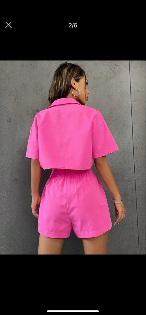 SHEIN hot pink coordinates - BRAND NEW, Women's Fashion, Dresses & Sets ...