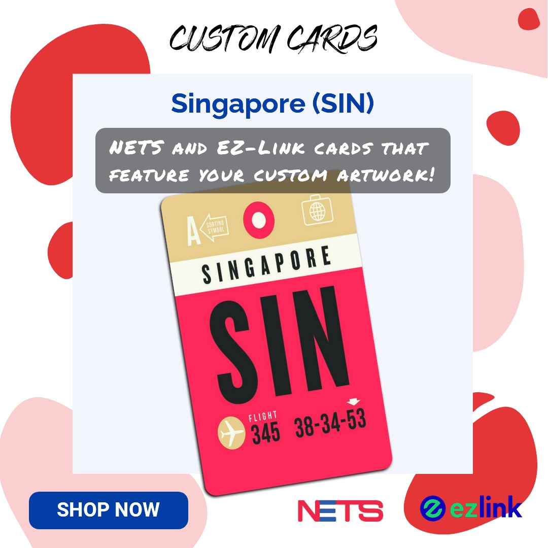 Singapore (SIN) - Custom NETS & EZ-Link Cards, Hobbies & Toys ...
