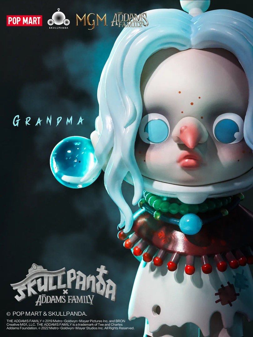 Skullpanda Addams Family Grandma, Hobbies & Toys, Toys & Games on Carousell