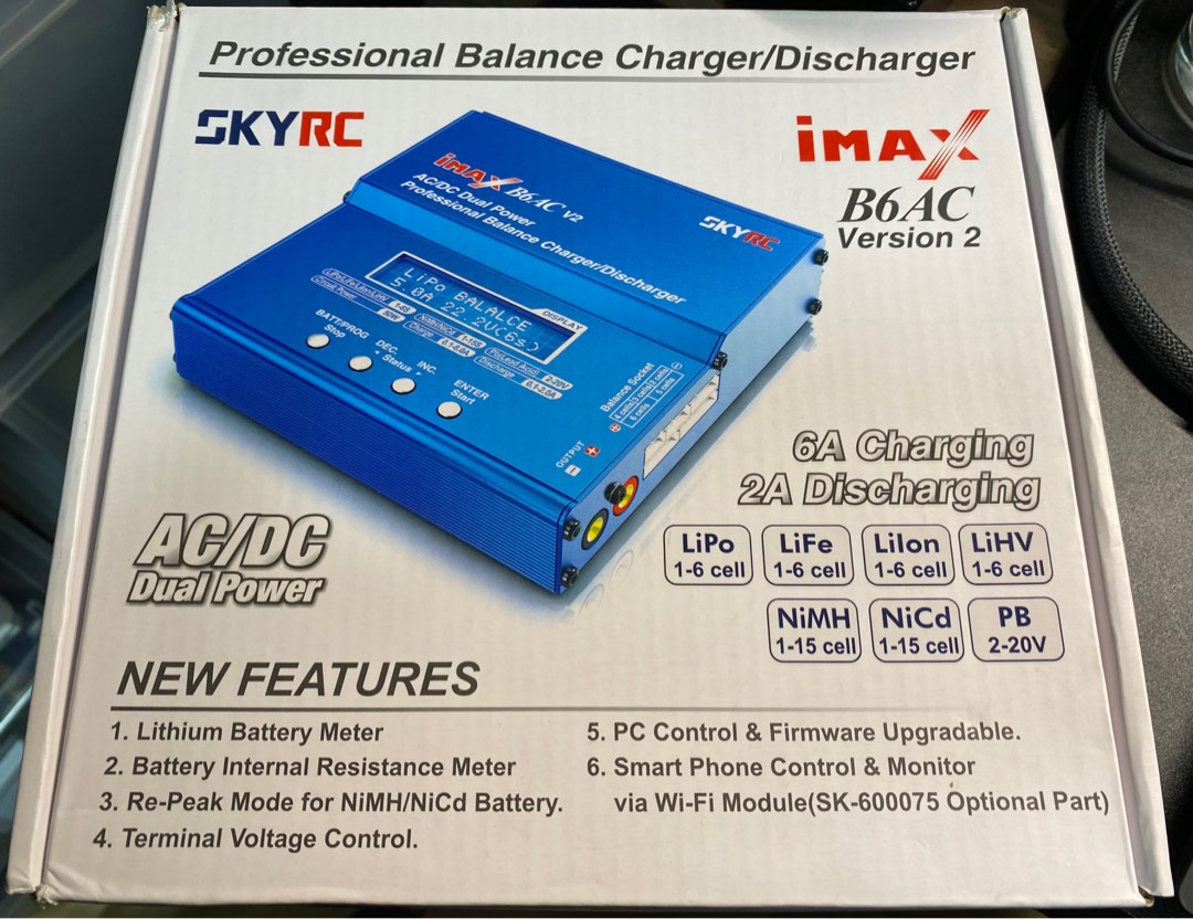 SKYRC iMAX B6AC V2 Charger (Drone battery charger), Computers & Tech ...
