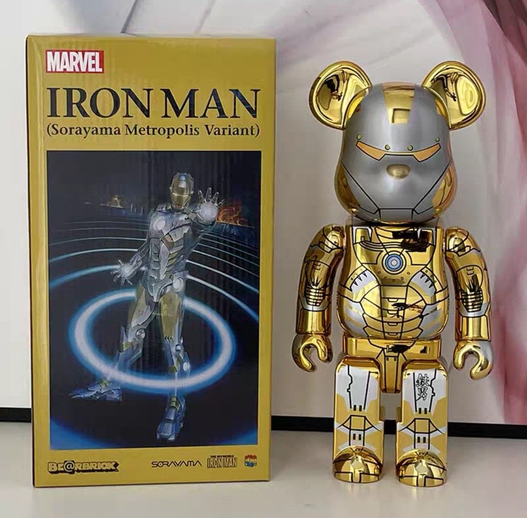 Sorayama ironman reverse bearbrick 400%, Hobbies & Toys, Memorabilia ...