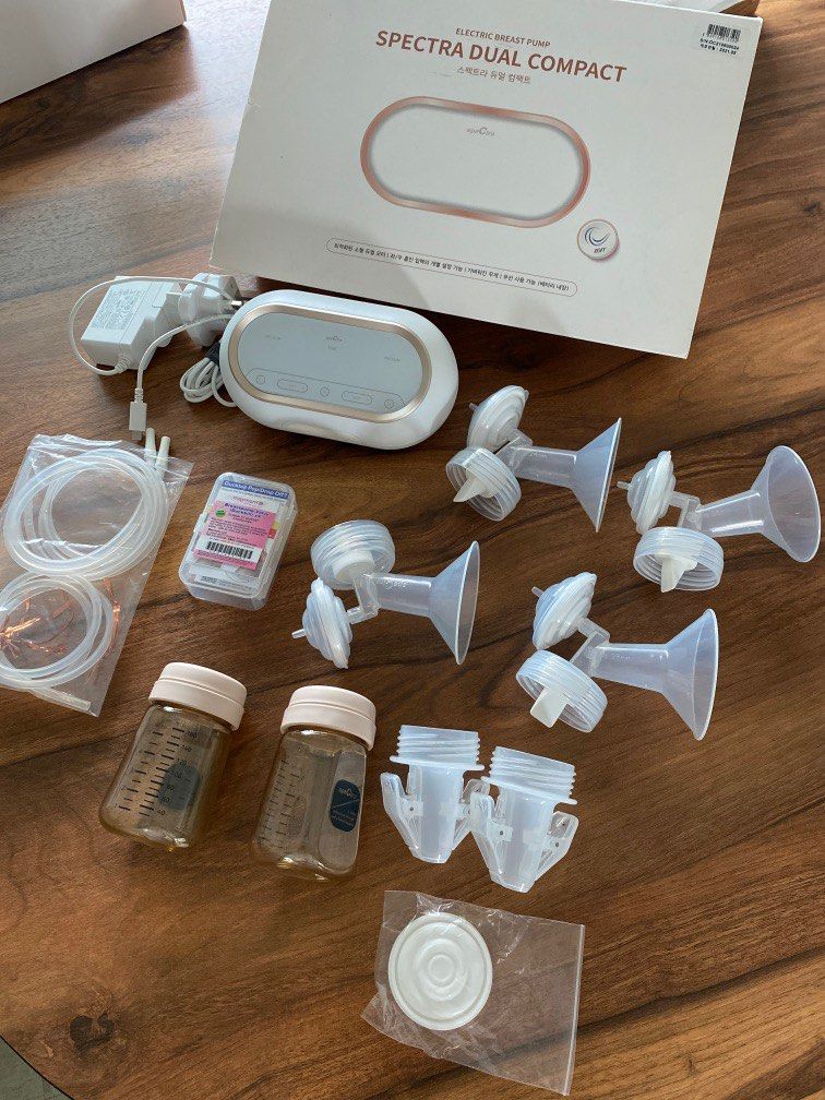 Spectra dual compact breast pump, Babies & Kids, Nursing & Feeding ...
