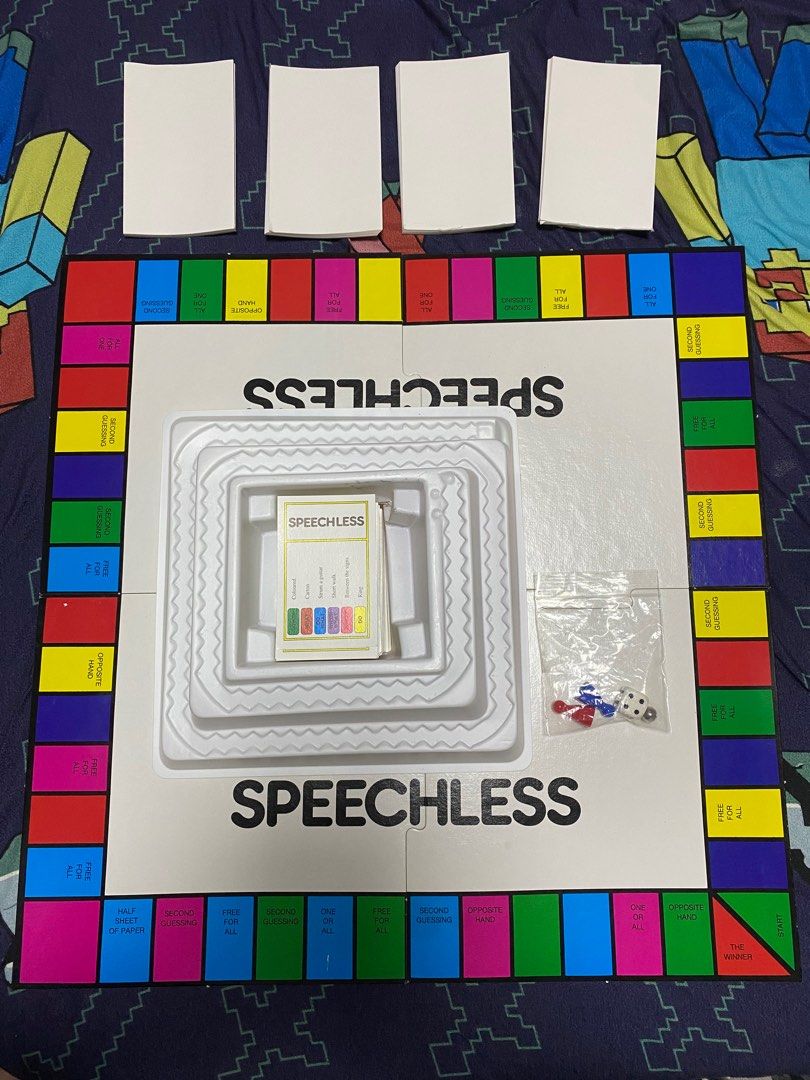 SPEECHLESS BOARD GAME, Hobbies & Toys, Toys & Games on Carousell