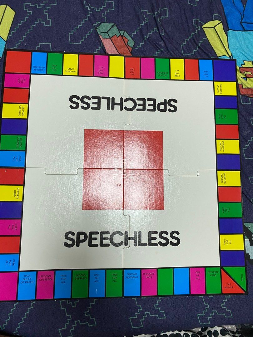 SPEECHLESS BOARD GAME, Hobbies & Toys, Toys & Games on Carousell