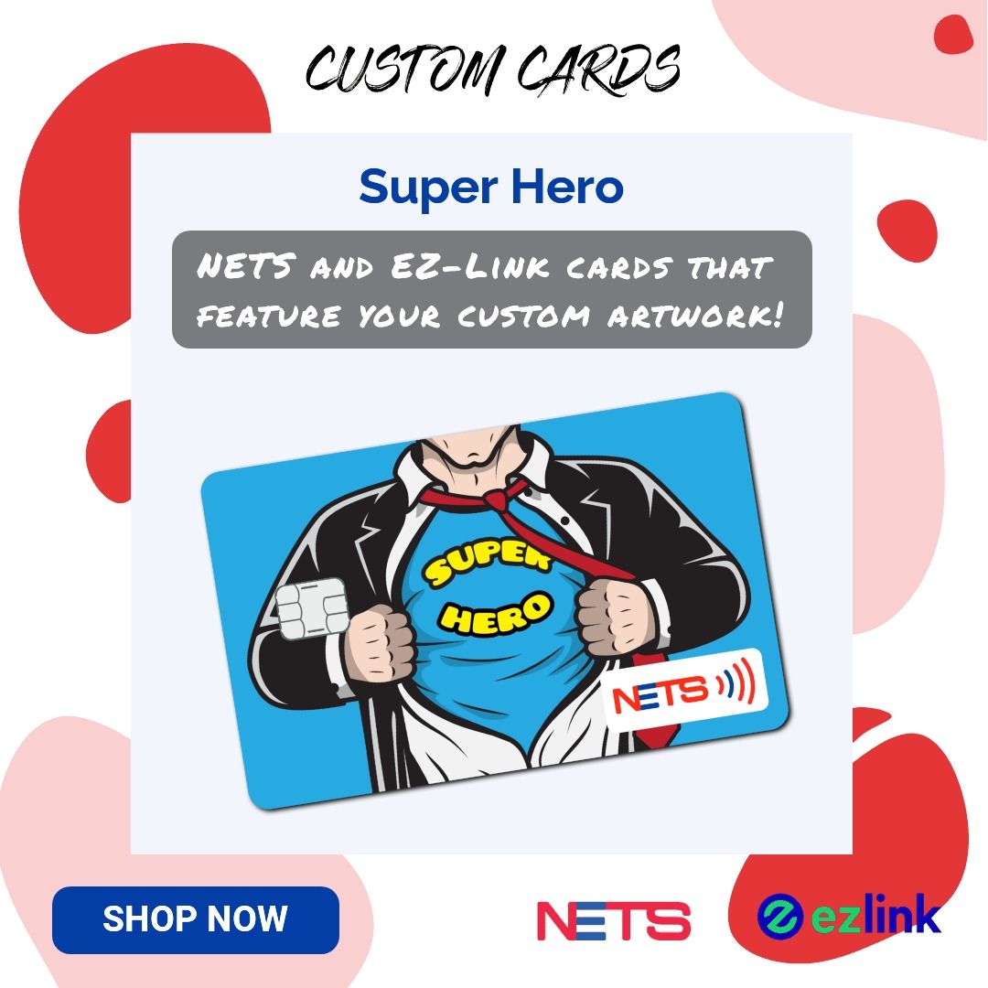 Super Hero - Custom NETS & EZ-Link Cards, Hobbies & Toys, Stationery ...