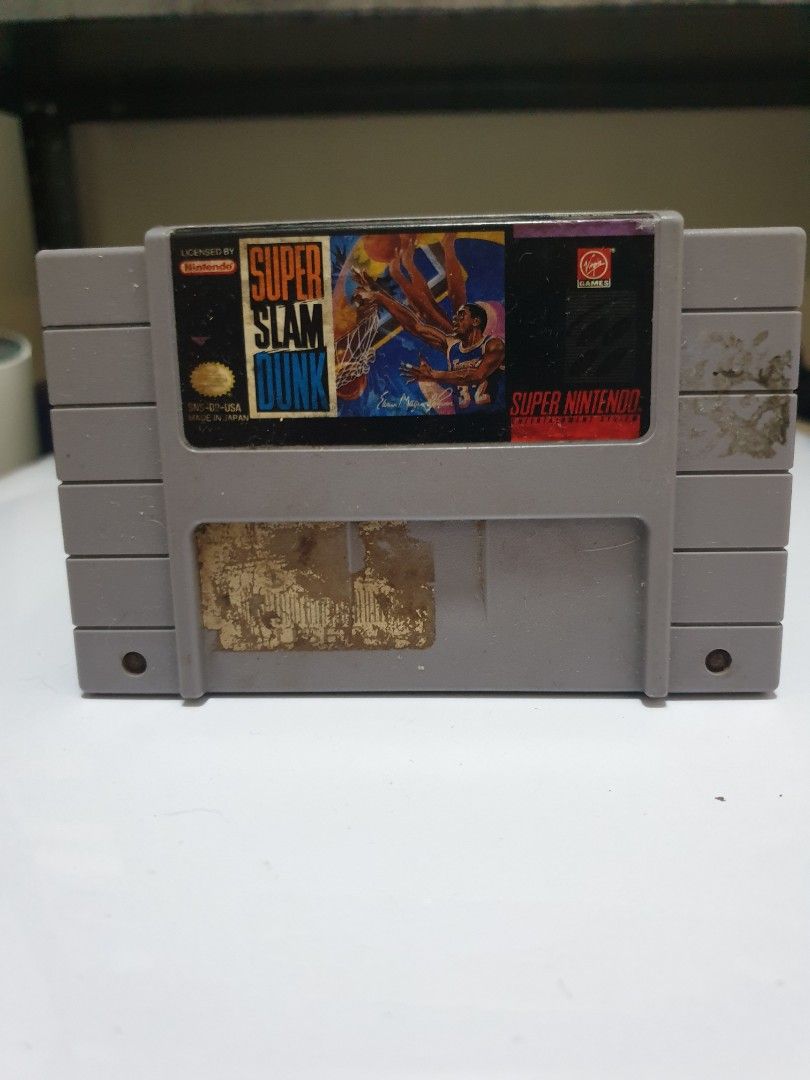 Super Slam Dunk (Super Nintendo Entertainment System SNES), Video ...
