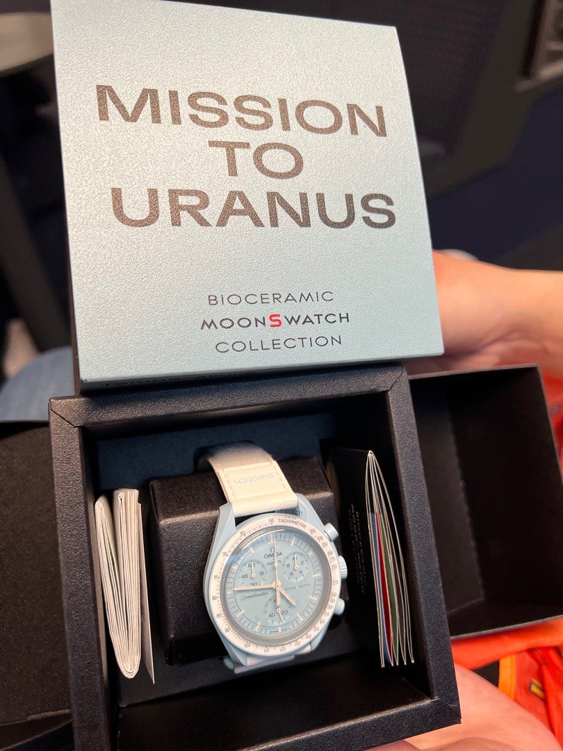 Swatch X Omega Mission to Uranus, Luxury, Watches on Carousell