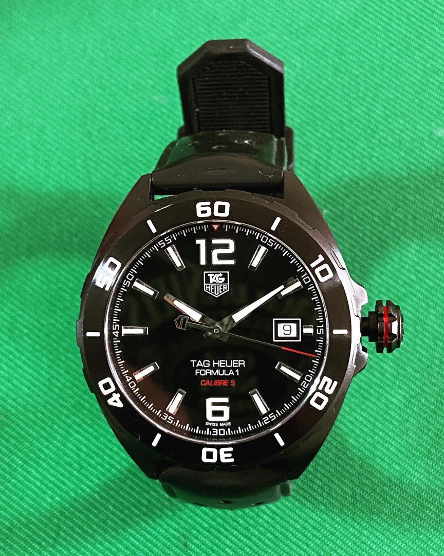 Tag Heuer F1 Cal.5 PVD, Men's Fashion, Watches & Accessories, Watches ...