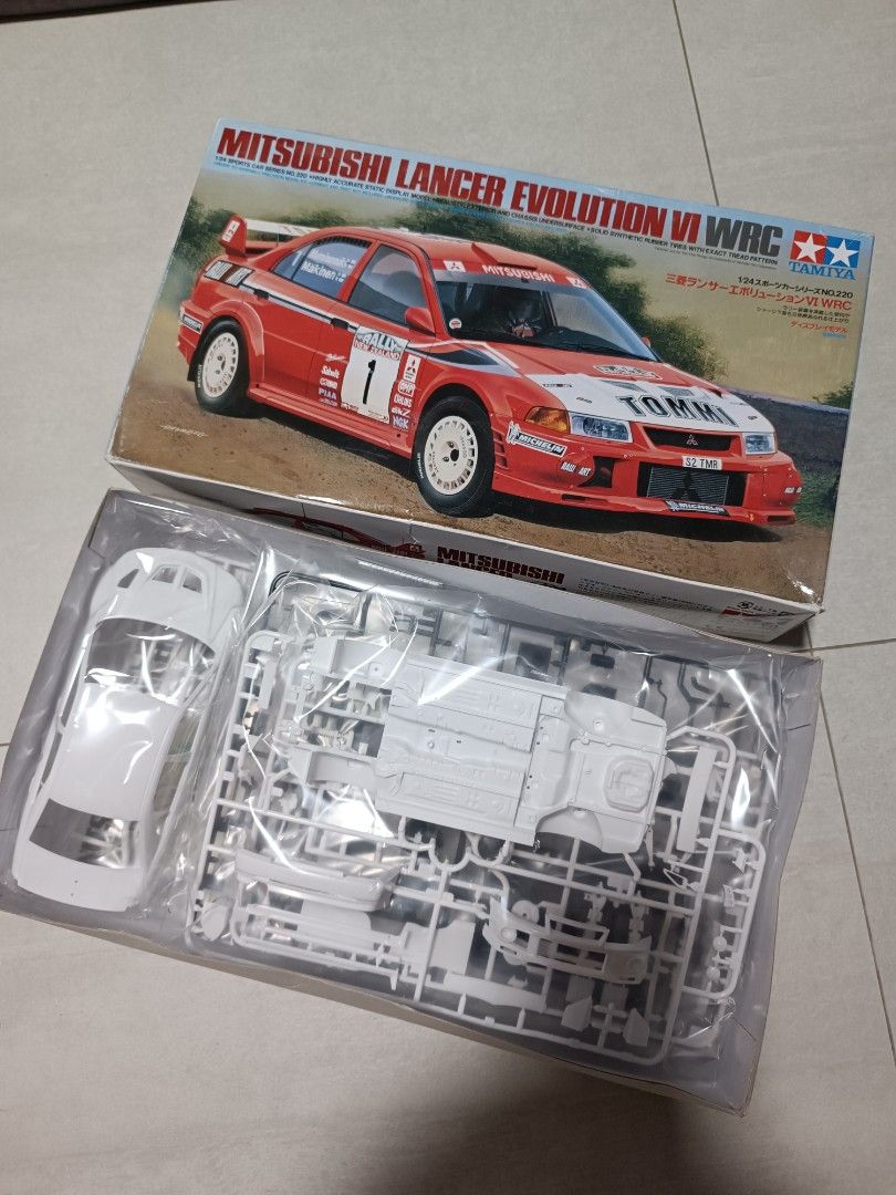 Tamiya Mitsubishi Lancer Evo VI, Hobbies & Toys, Toys & Games on Carousell