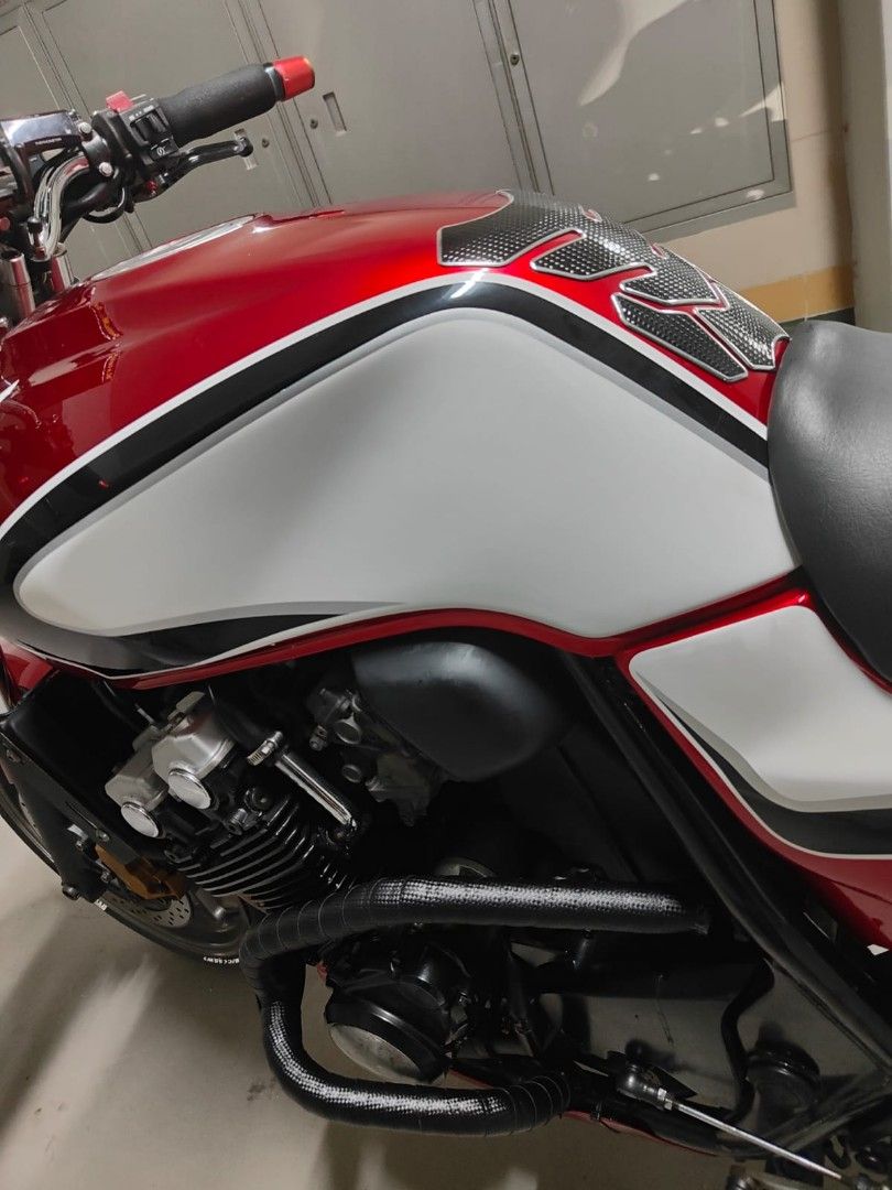 Tank Pad & Crash Bar Wrapping/CB400 Revo/Spec 3, Motorcycles ...