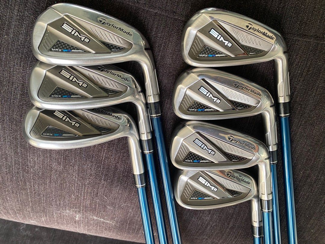 TaylorMade SIM2 Max iron set, Sports Equipment, Sports & Games, Golf on ...