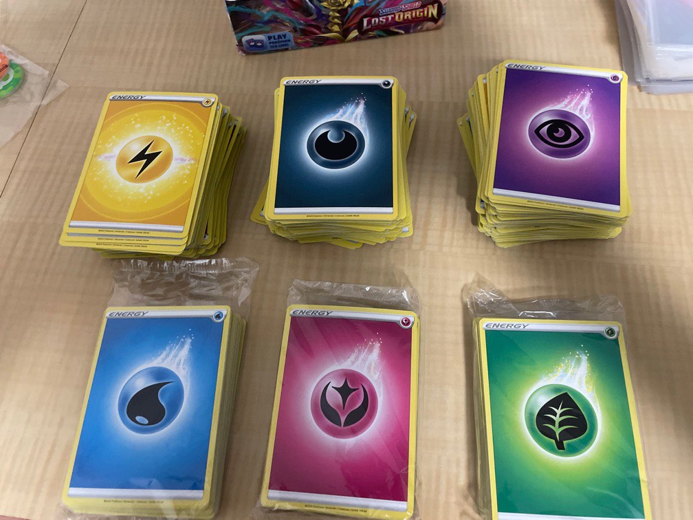Tcg pokemon Energy Cards, Hobbies & Toys, Toys & Games on Carousell