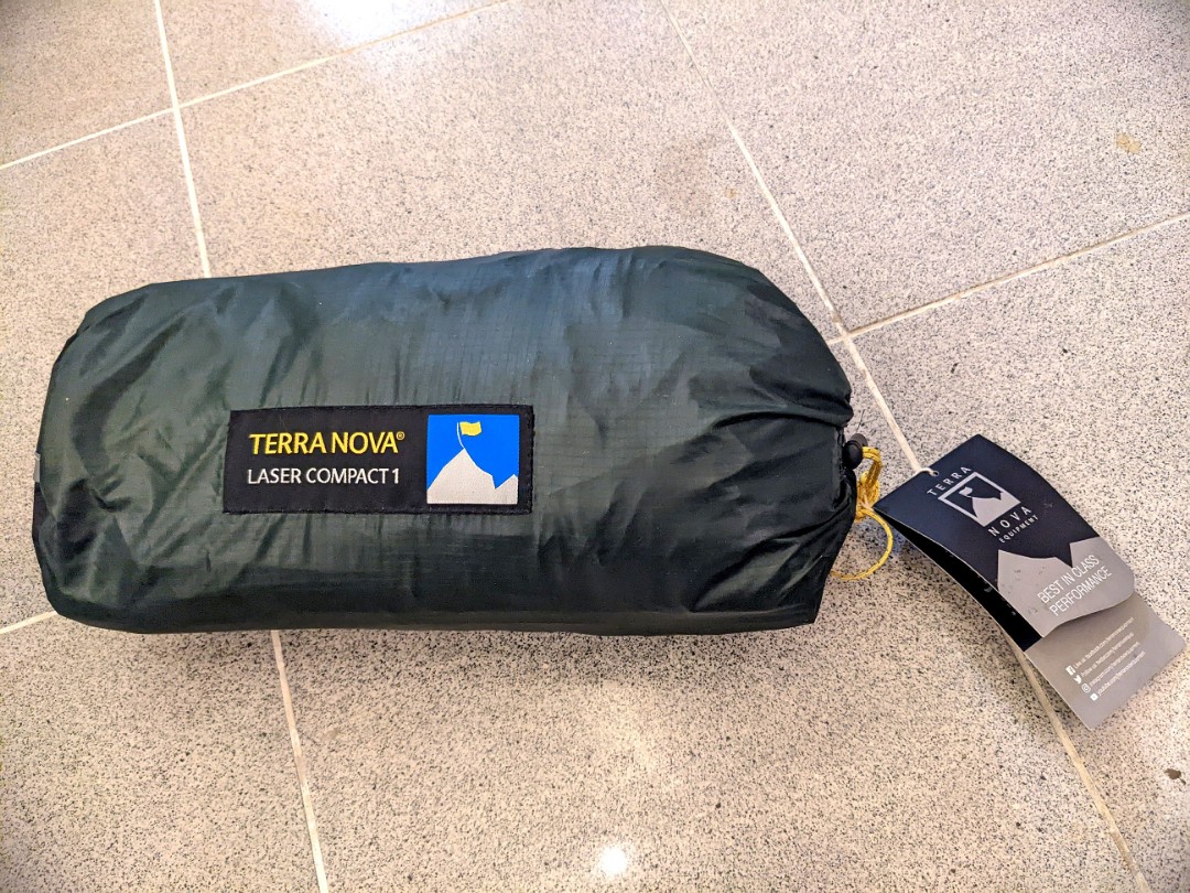 [全新現貨] Terra Nova Laser Compact 1 tent (2022 SS) 超輕單人營, 運動產品, 行山及露營 ...