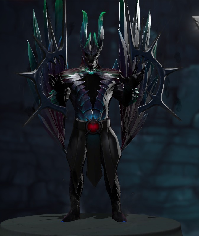 TERRORBLADE ARCANA WITH CURSED BLACK PRISMATIC GEM, Hobbies & Toys ...