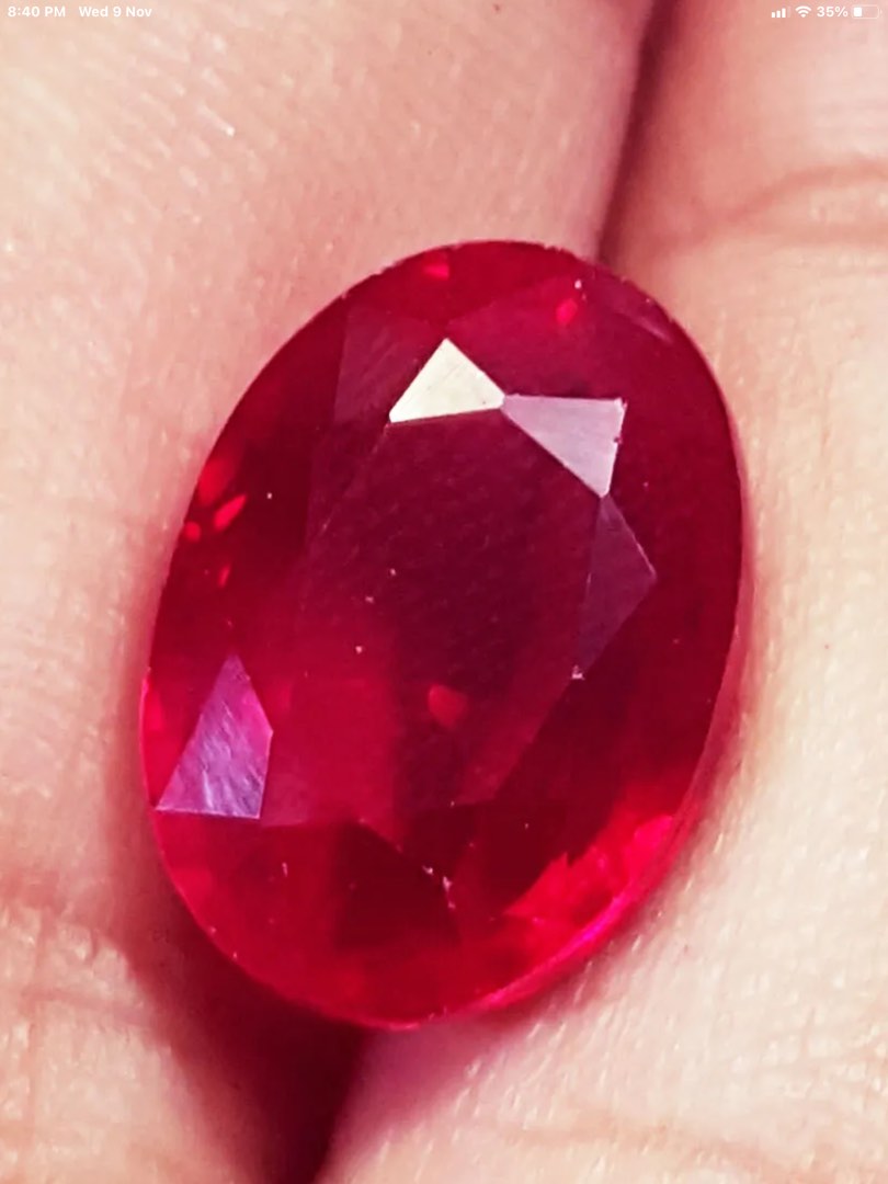 The Natural Red Ruby G40, Women's Fashion, Jewelry & Organisers ...