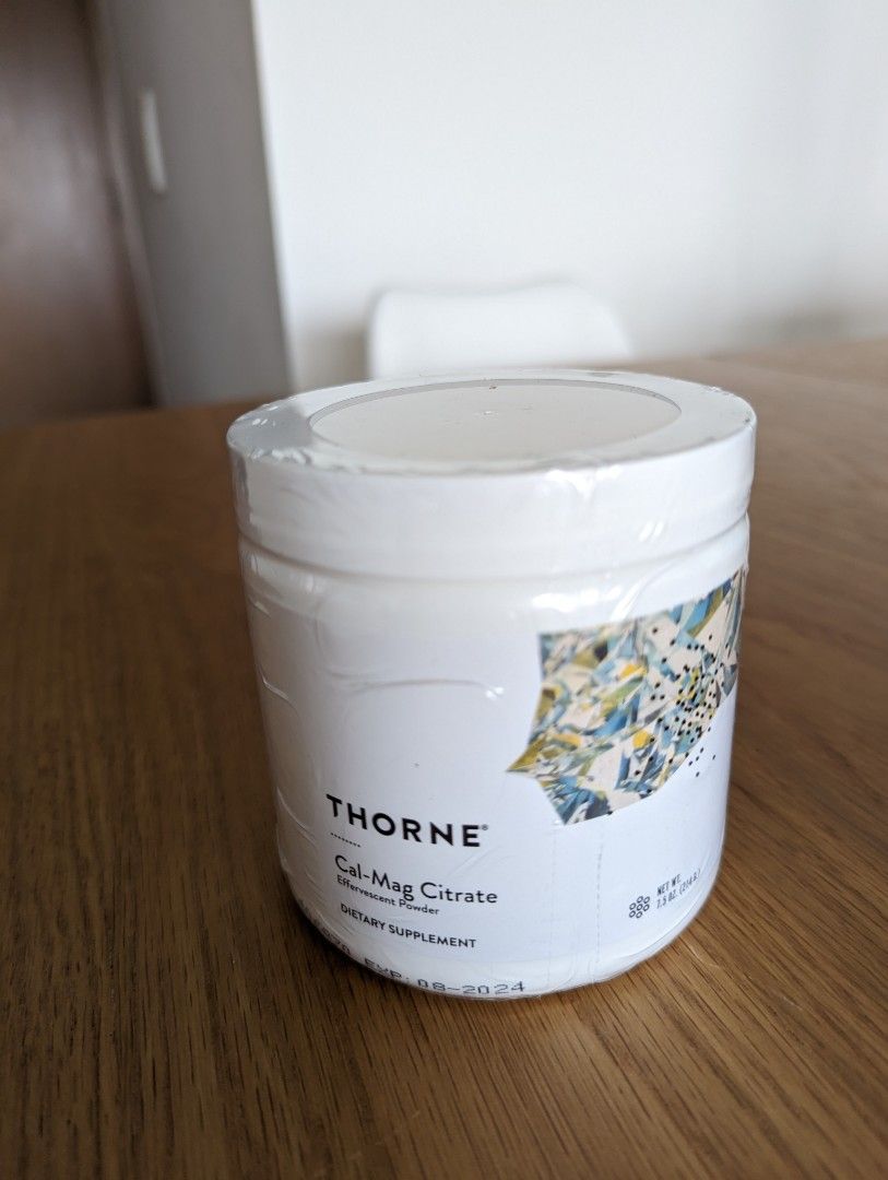 [Thorne] Calcium - Magnesium - Citrate, Health & Nutrition, Health ...