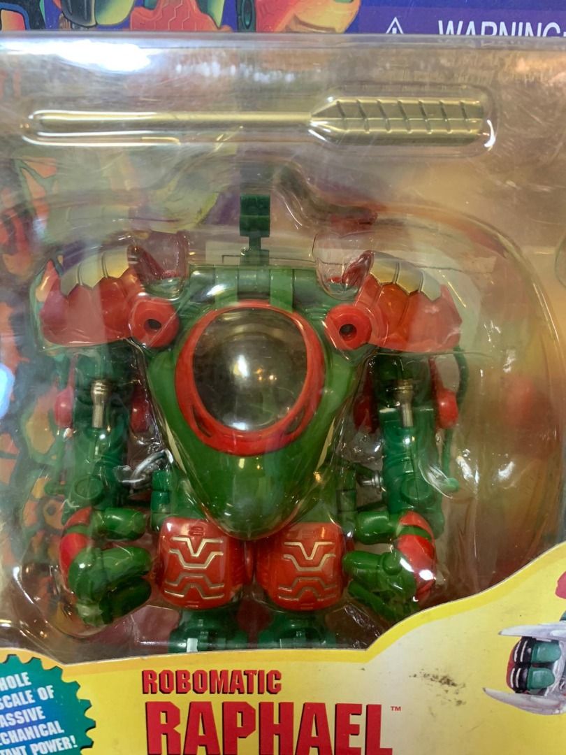 TMNT MUTA FORCE Robomatic Raphael 10 YEAR ANNIVERSARY, 興趣及遊戲, 玩具 & 遊戲類 ...