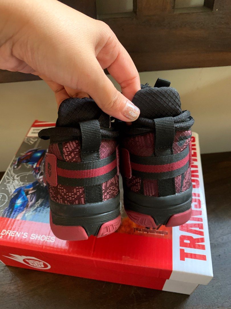 Transformers shoes, Babies & Kids, Babies & Kids Fashion on Carousell