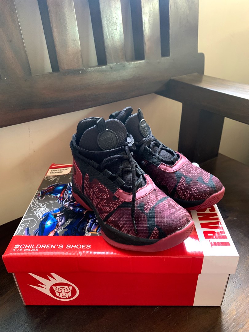 Transformers shoes, Babies & Kids, Babies & Kids Fashion on Carousell