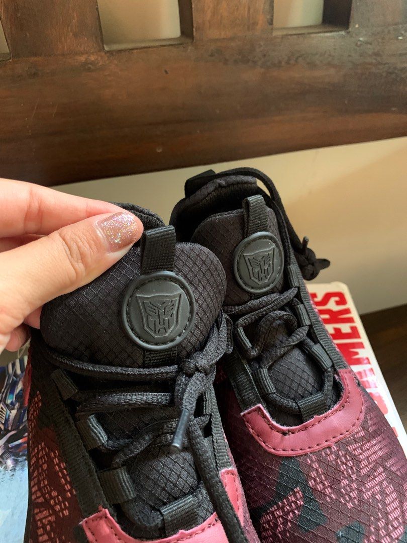 Transformers shoes, Babies & Kids, Babies & Kids Fashion on Carousell