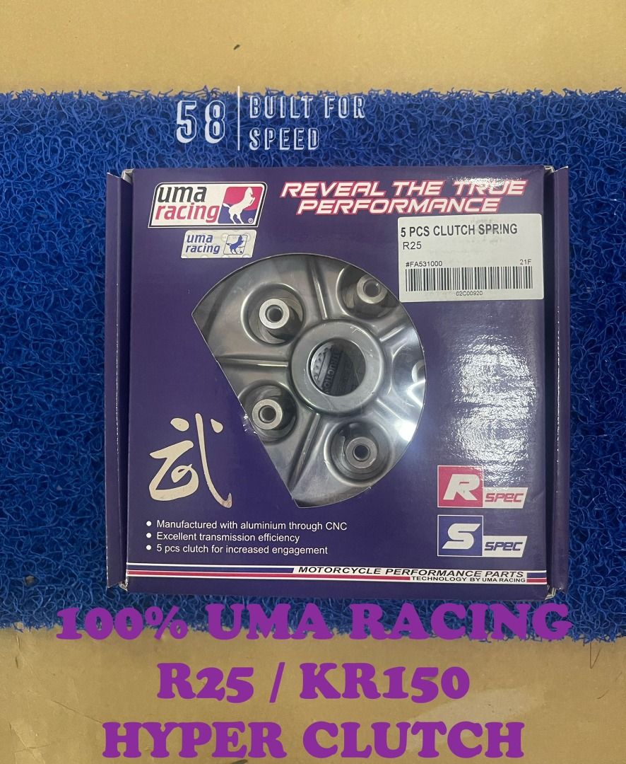 Uma Racing YAMAHA R25 Hyper Clutch & Clutch Plate Disc 6 pcs HYPERCLTCH, Motorcycles, Motorcycle ...