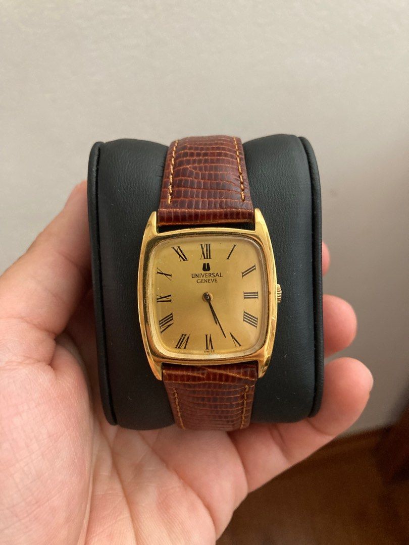 Universal Geneve tank watch, Luxury, Watches on Carousell