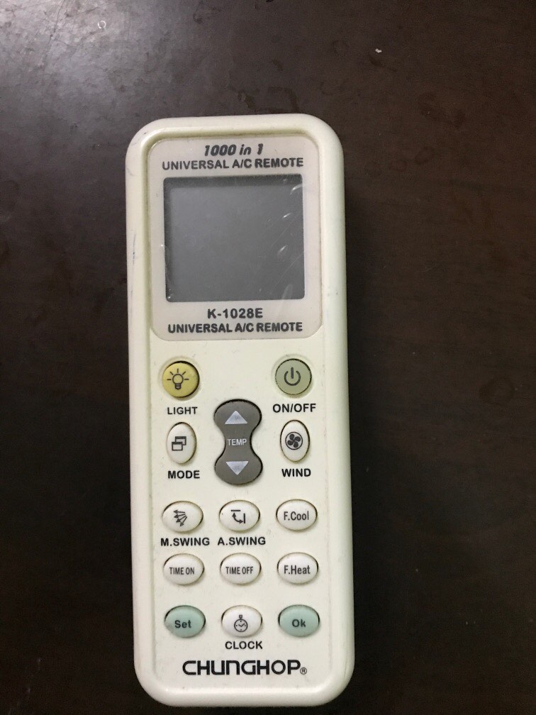 Universal remote Aircond, TV & Home Appliances, Electrical, Adaptors ...