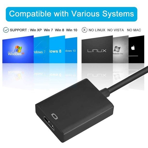 USB to HDMI Adapter, HD 1080P Video Audio Output, USB 3.0 to HDMI ...