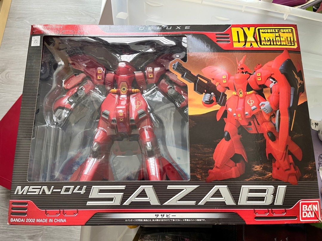 V Gundam & Sazabi, Hobbies & Toys, Toys & Games on Carousell