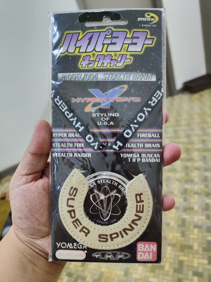 Vintage Bandai Hyper Yoyo Yomega Duncan Model / 004 Super Spinner Hard Gear Neck Carry, Hobbies ...
