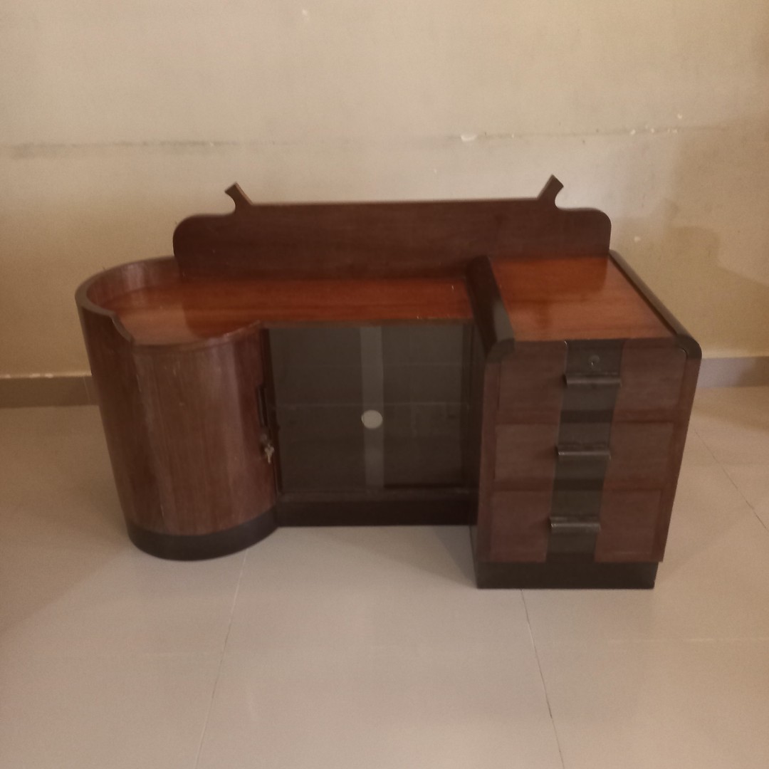 Vintage Burma teak wood dressing/showcase table .Very exclusive designs ...
