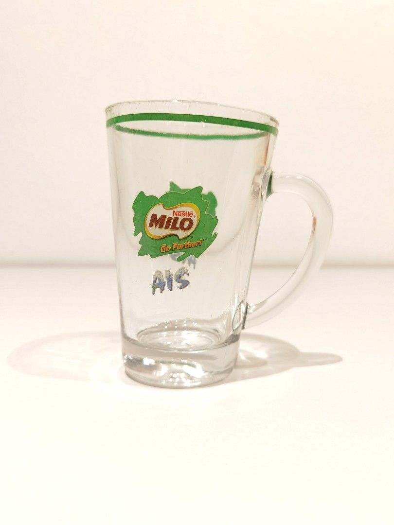 Vintage Milo Ais Go Further Glass Nestle Collection, Hobbies & Toys ...
