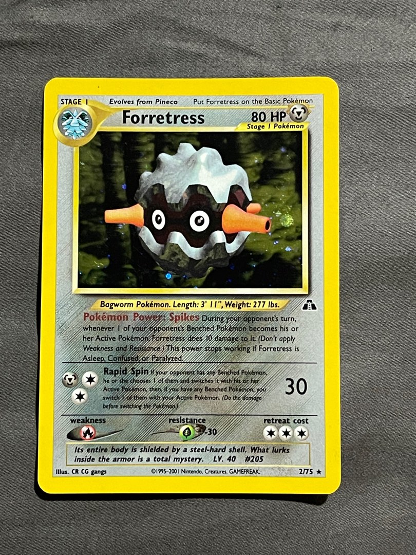 VINTAGE POKEMON TRADING CARD GAME PTCG - FORRETRESS, Hobbies & Toys ...