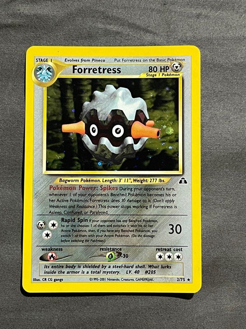 VINTAGE POKEMON TRADING CARD GAME PTCG - FORRETRESS, Hobbies & Toys ...