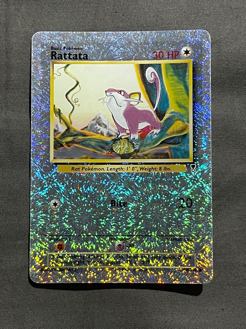 VINTAGE POKEMON TRADING CARD GAME PTCG - RATTATA, Hobbies & Toys, Toys ...