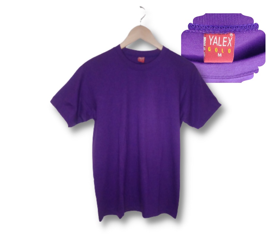Violet tshirt blank plain brand new, Men's Fashion, Tops & Sets ...