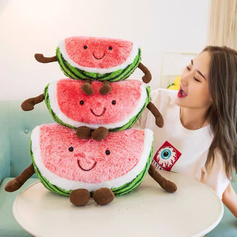Watermelon Soft Toy, Hobbies & Toys, Toys & Games on Carousell