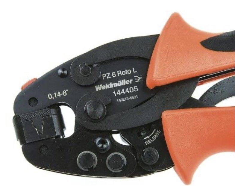 Weidmuller PZ6 Roto - Crimping, Stripping Tool Set Ferrule Kit ...