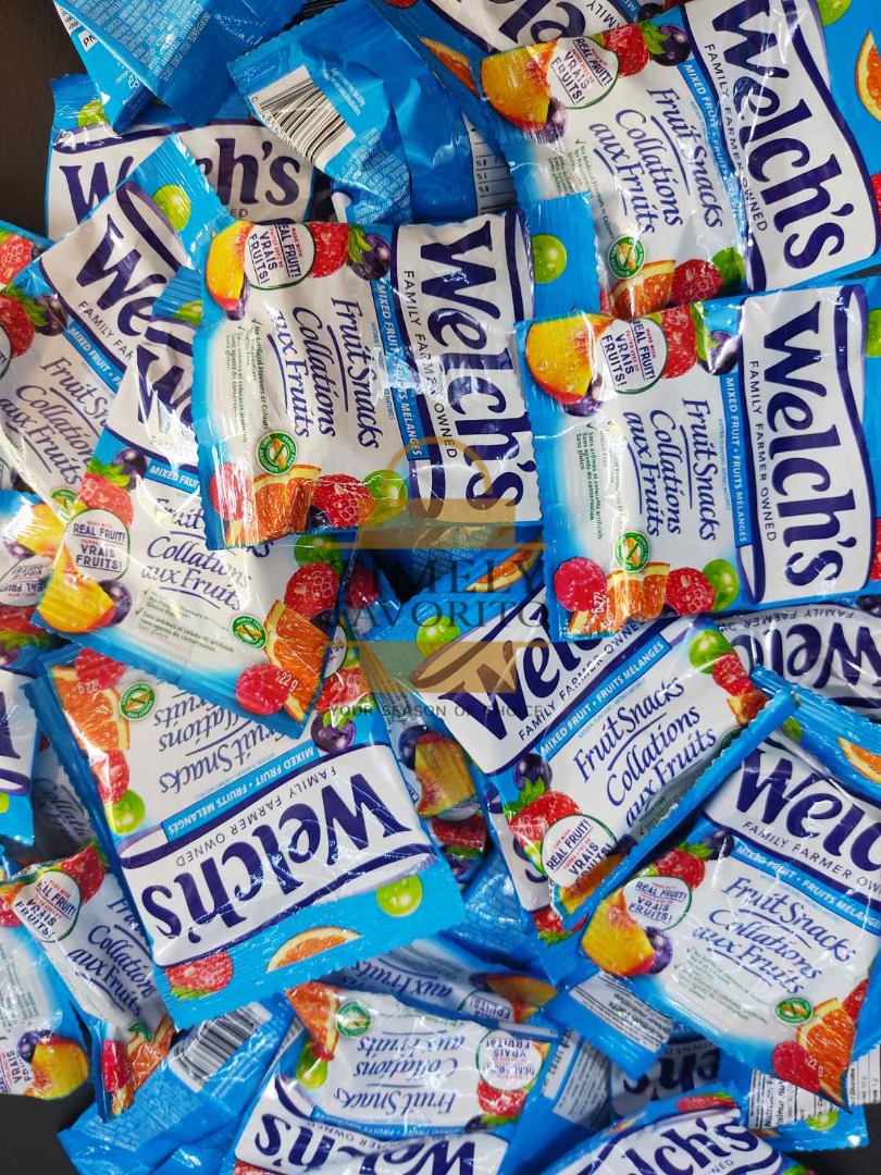 Welch's Assorted Mixed Fruit Snacks 22g, Food & Drinks, Packaged ...