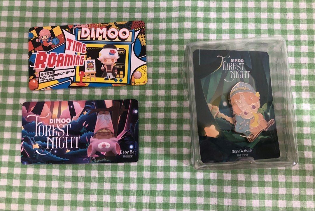 wts popmart dimoo stuff time roaming and forest night, Hobbies & Toys ...