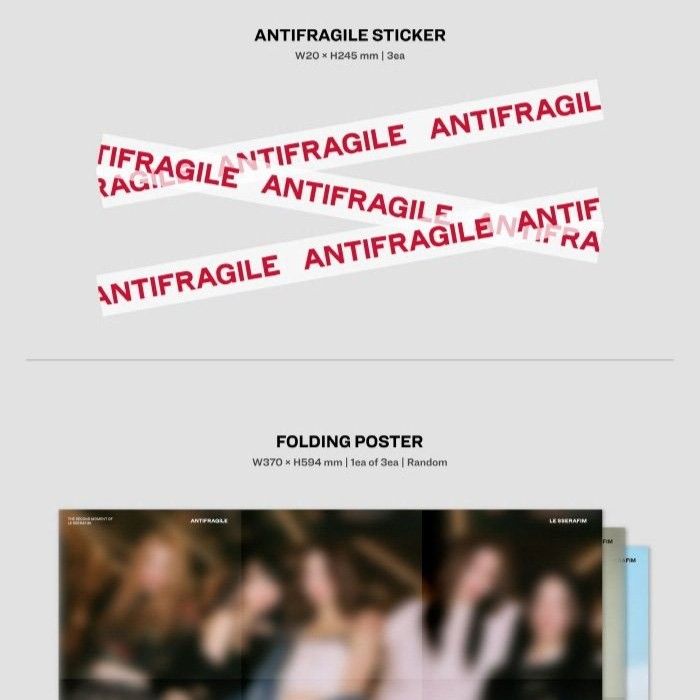 [wts/lfb] le sserafim lesserafim antifragile standard photobook album ...