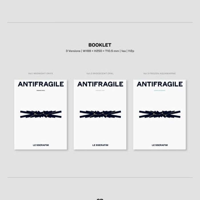 [wts/lfb] le sserafim lesserafim antifragile standard photobook album ...