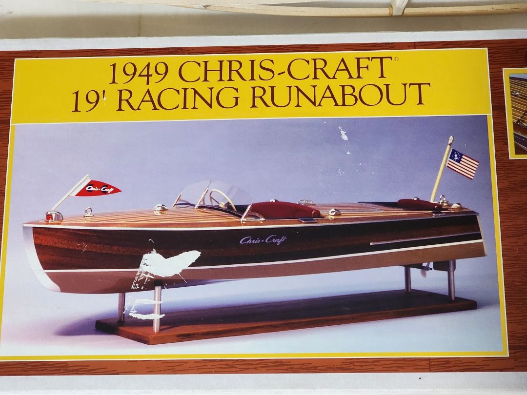1949 Chris Craft 19' Racing Runabout, Hobbies & Toys, Toys & Games on ...