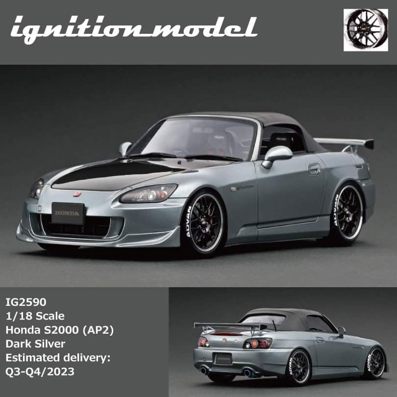 預訂 pre-order IG Ignition Model 1:18 Honda CIVIC FD2 S2000 AP2 PANDEM ...