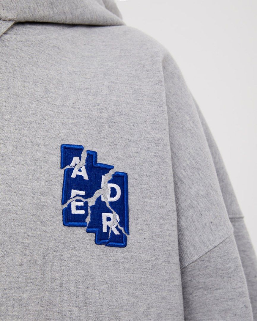 Ader Error - F/W 20 - 6th Anniversary - Origin Hoodie w/ Deconstrcuted Tetris Logo, Men's ...