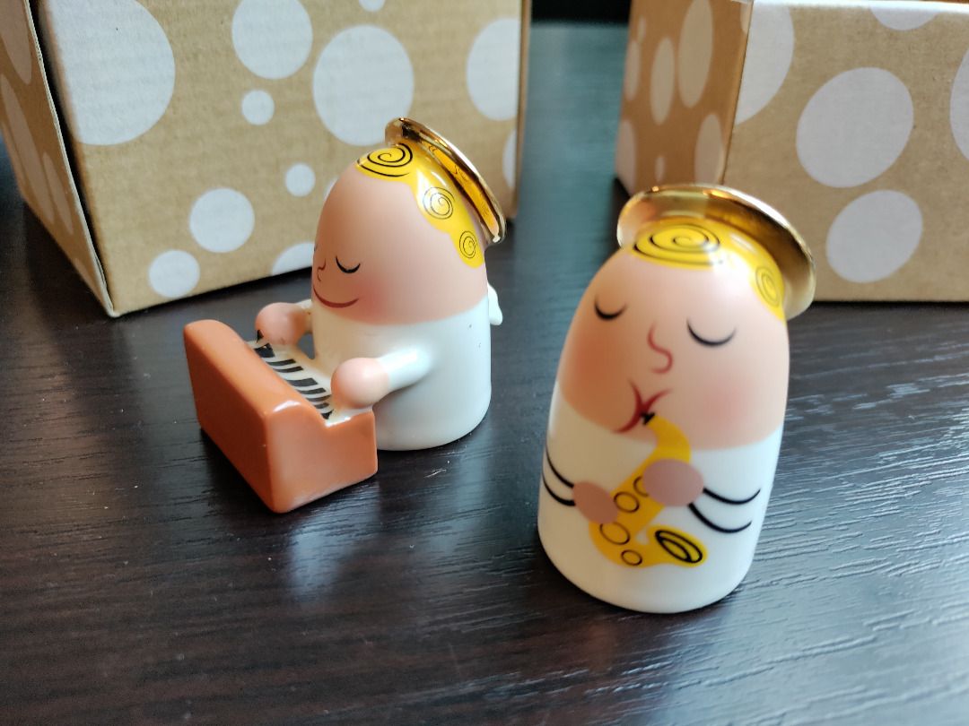 Alessi Porcelain Angels Band Figurines, Hobbies & Toys, Toys & Games on ...