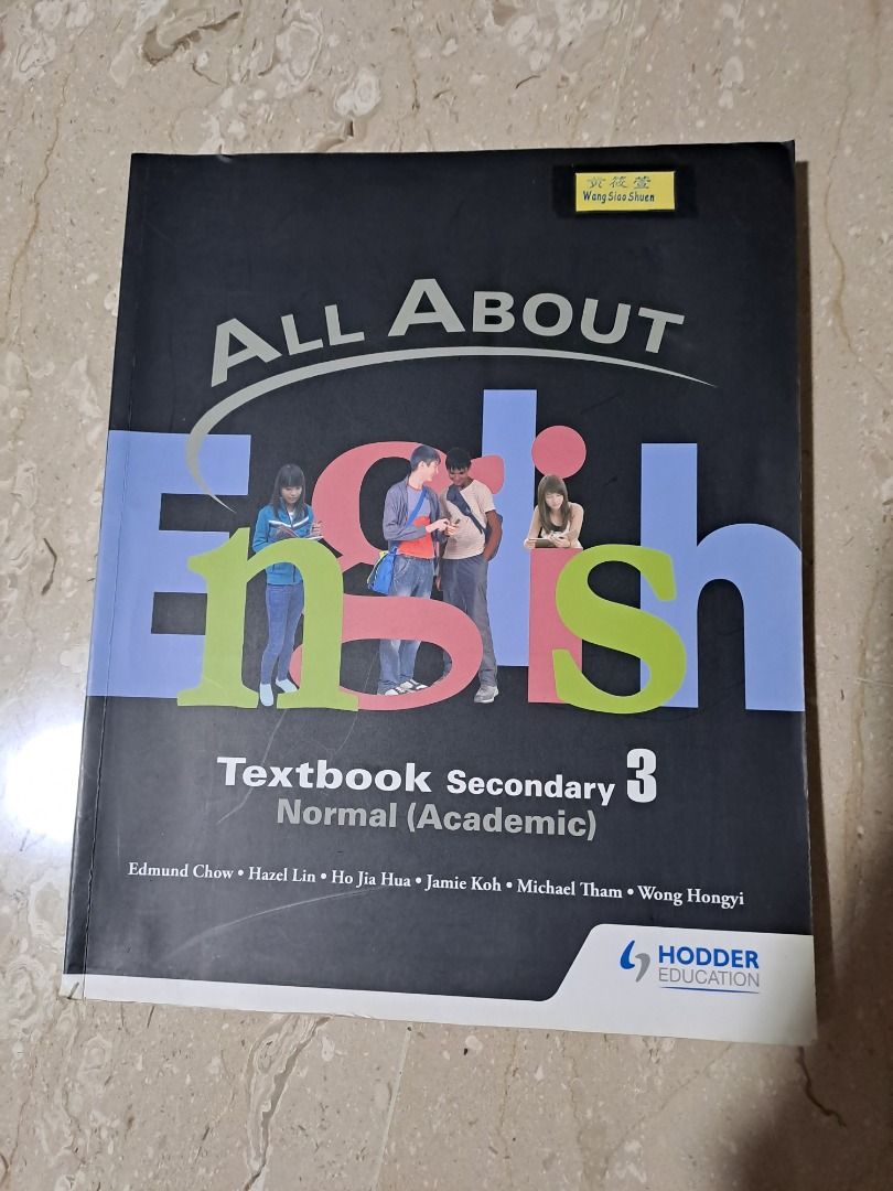 All About English Textbook for Secondary, Hobbies & Toys, Books ...