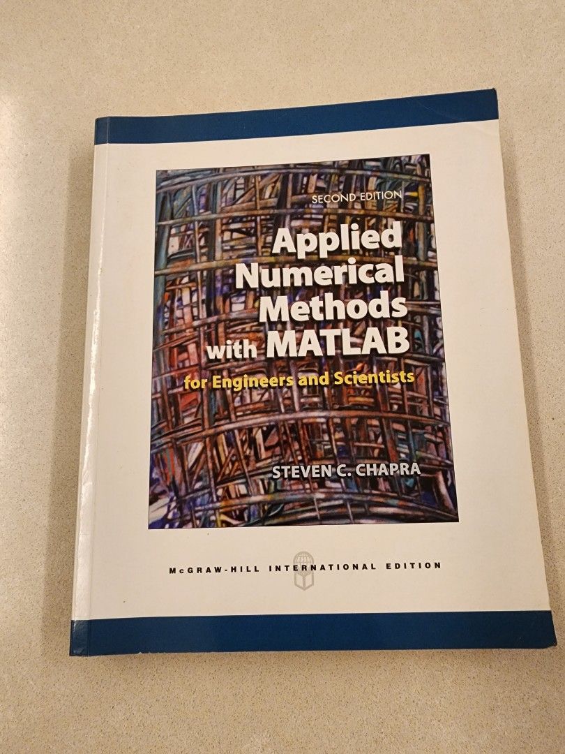 Applied Numerical Methods With Matlab For Engineers And Scientists Hobbies And Toys Books
