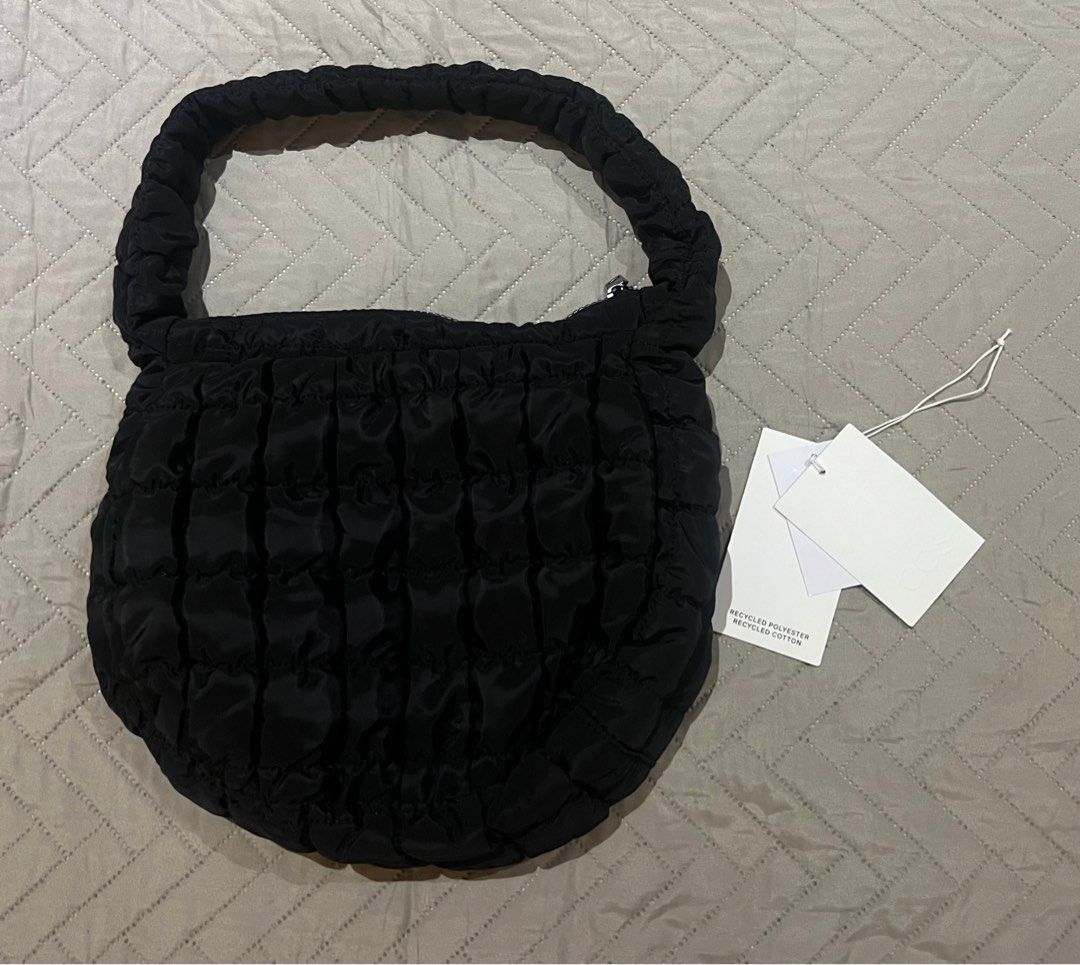 Authentic COS Quilted Bag in Mini black, Women's Fashion, Bags ...