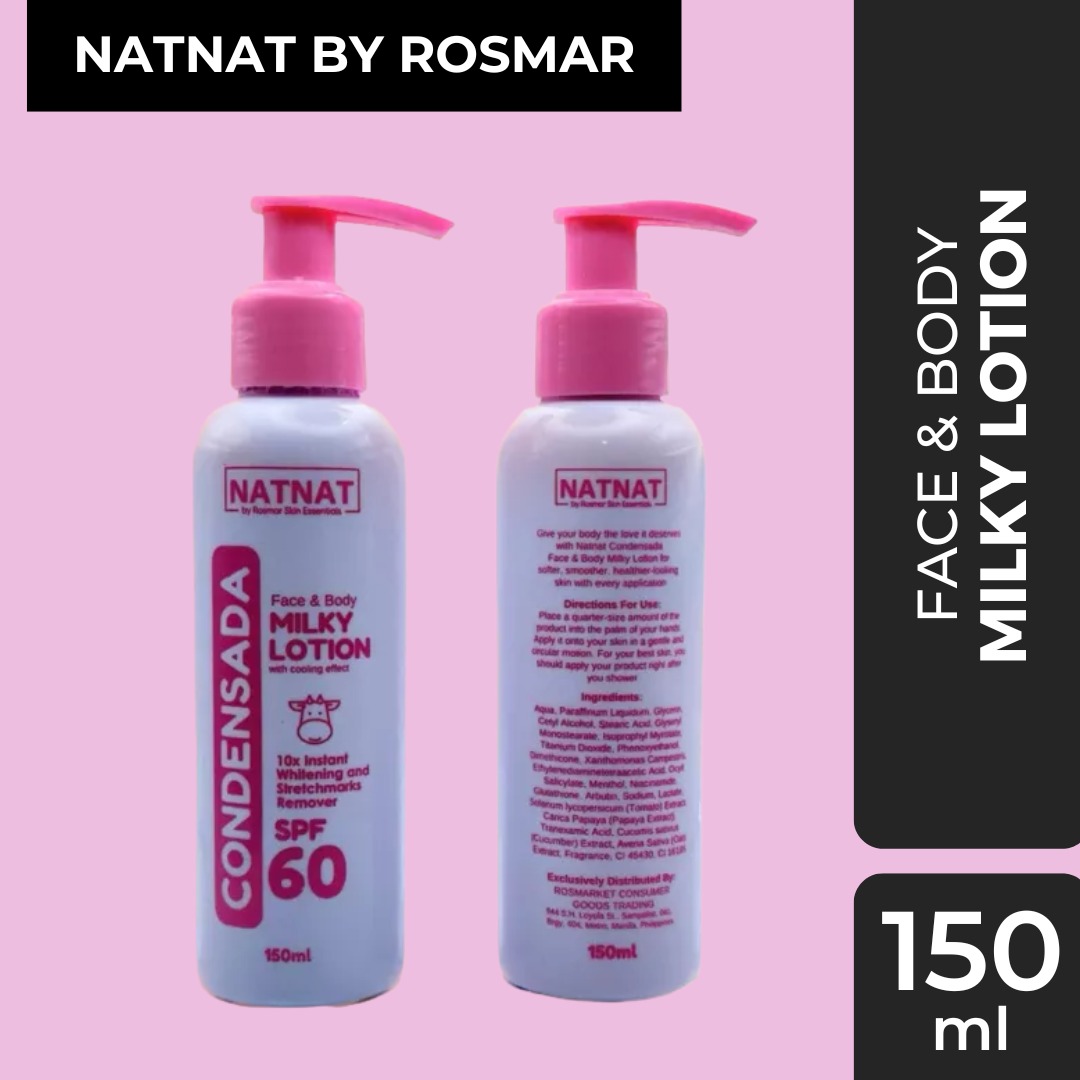 Authentic Natnat by Rosmar Condensada Face & Body Milky Lotion 150ml ...